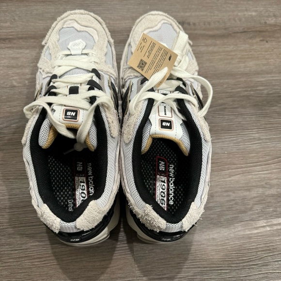 New Balance | Shoes | New Balance 96 Grey Black Suede Leather Athletic ...